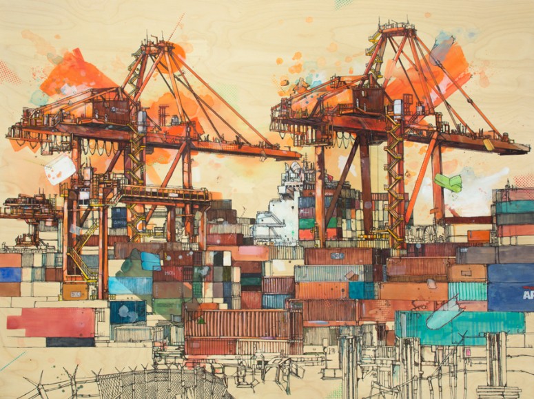 Jon Shaw's Colourful Paintings of City StreetsArthaus